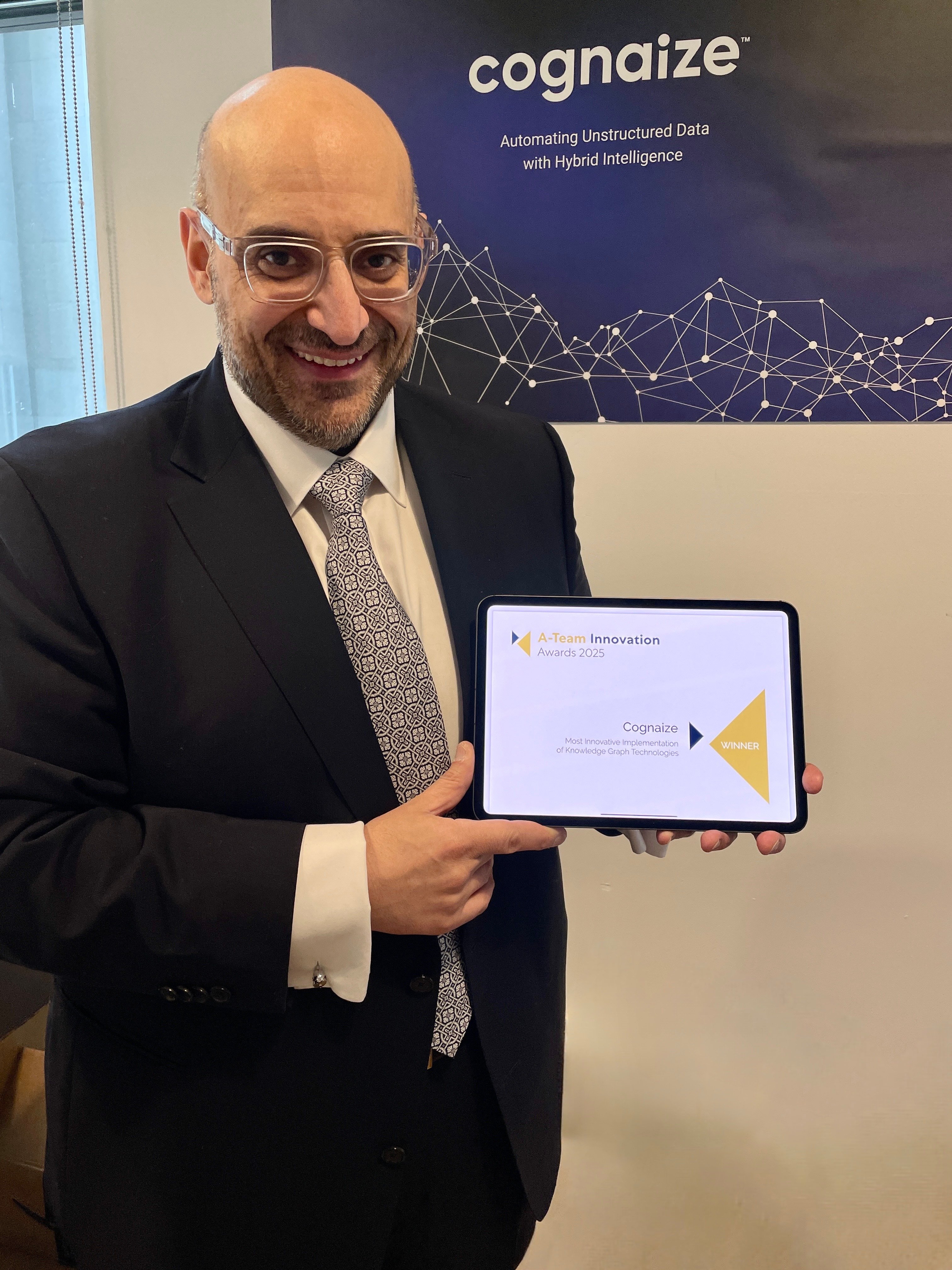 Cognaize Wins A-Team Group’s 2025 Innovation Award for Knowledge Graph Excellence